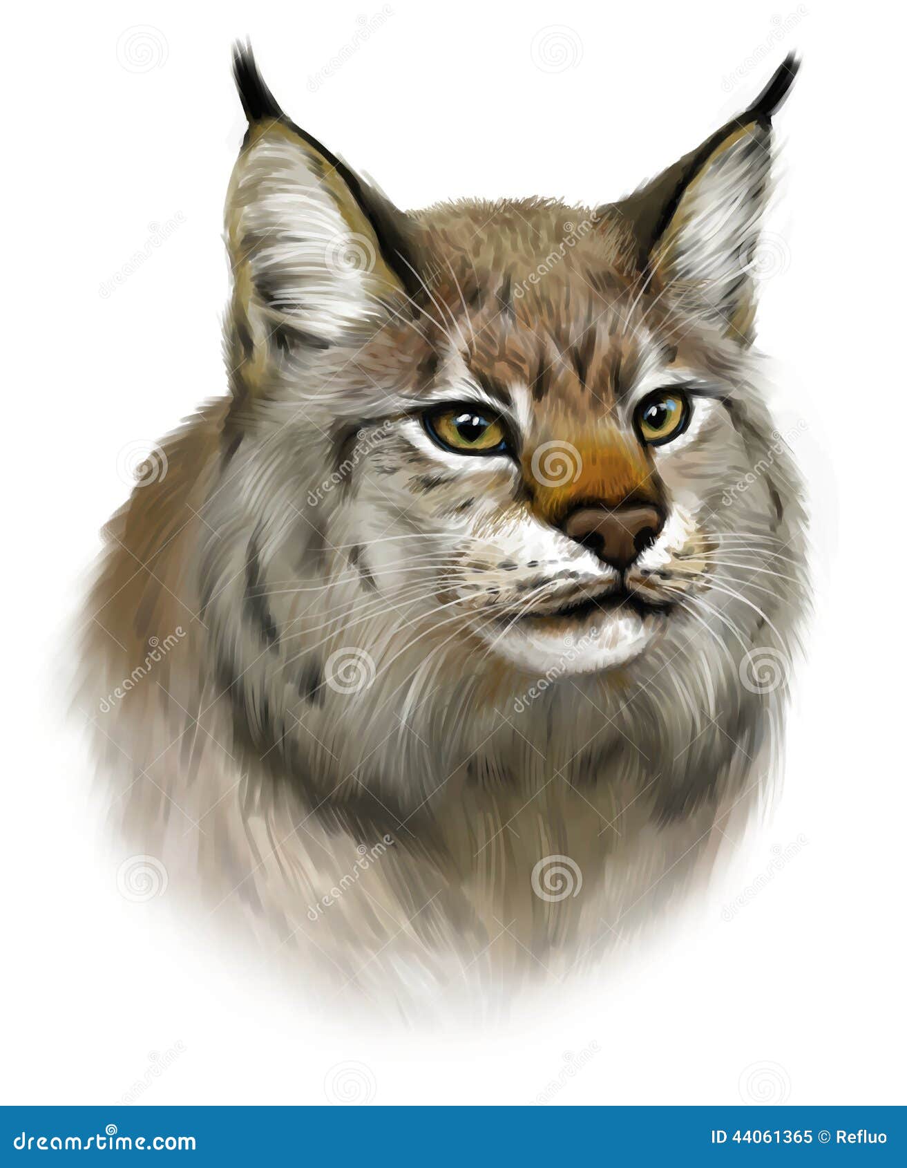 Realistic Lynx Stock Illustrations – 125 Realistic Lynx Stock ...