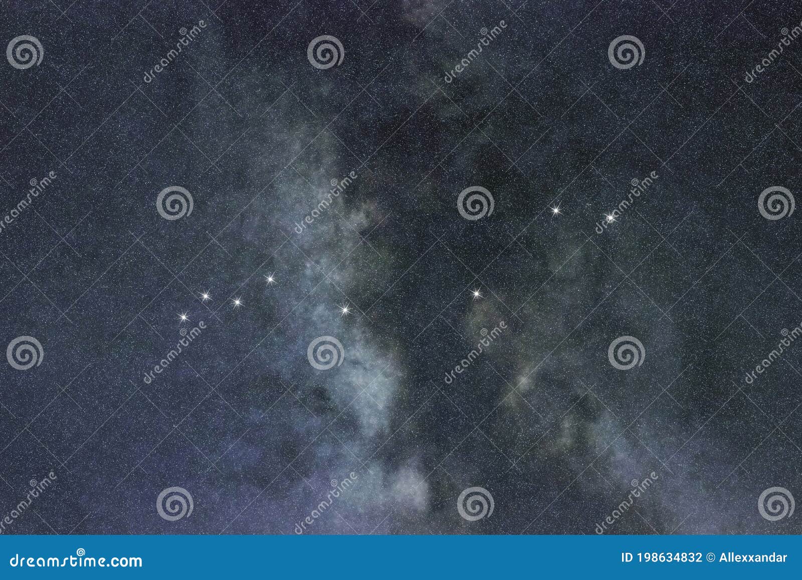 Lynx Star Constellation, Night Sky, Cluster of Stars, Deep Space, Cat ...