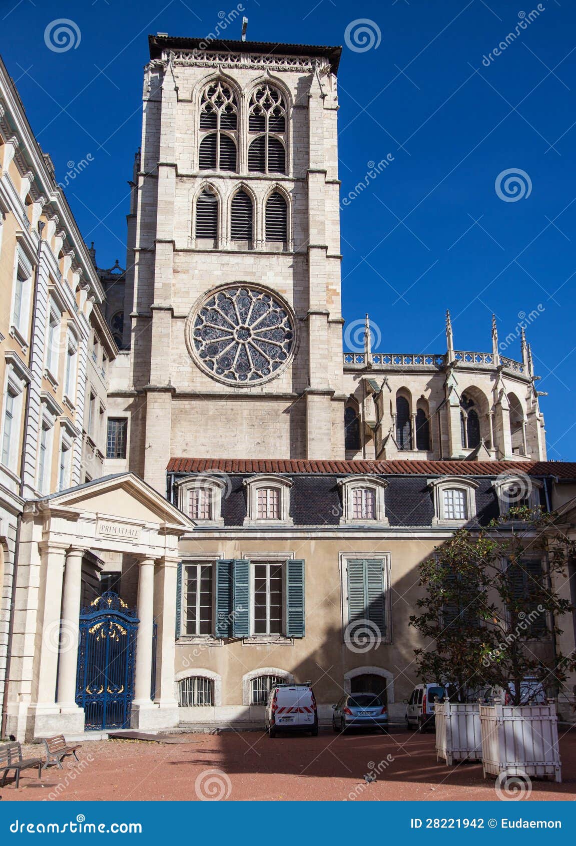 Lyon Cathedral editorial photography. Image of john, saint - 28221942