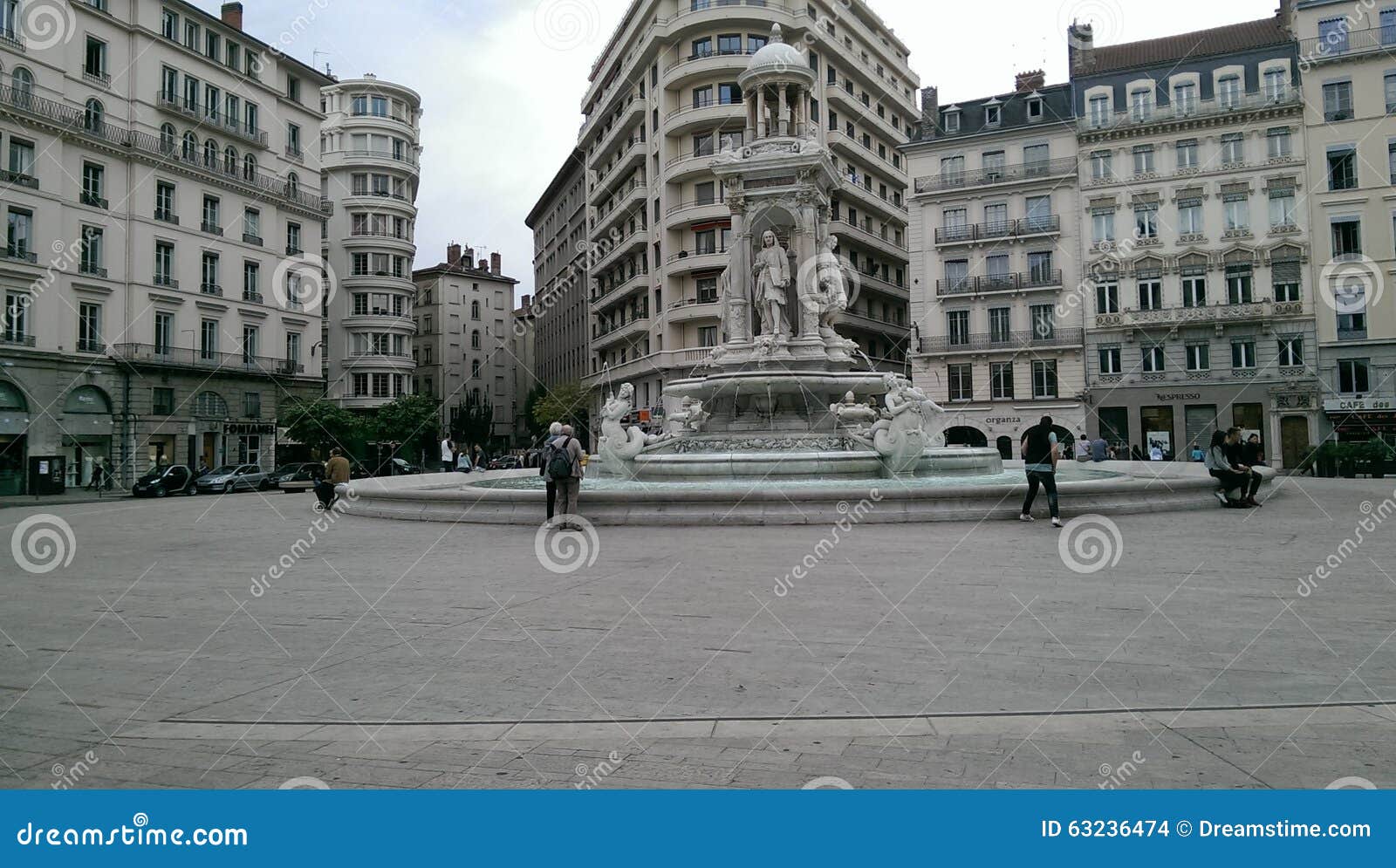 Lyon centre editorial stock image. Image of city, france - 63236474
