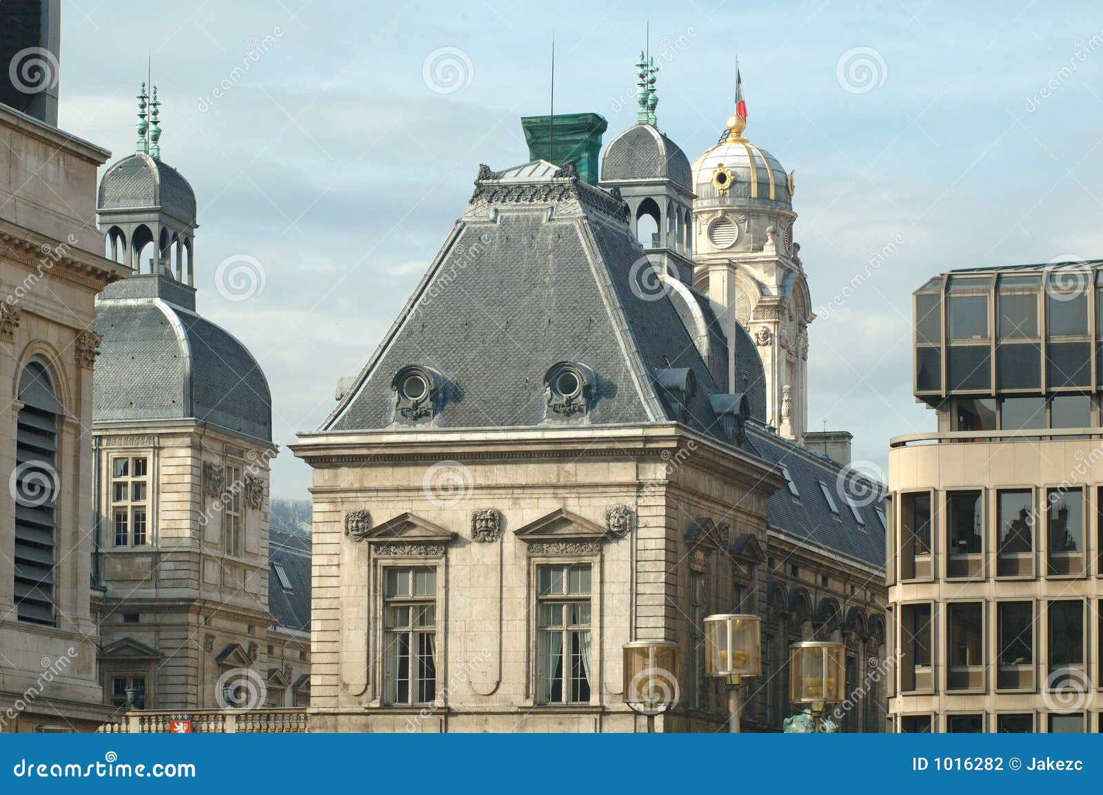 Lyon Town Hall stock photo. Image of italy, ancient, french - 1016282