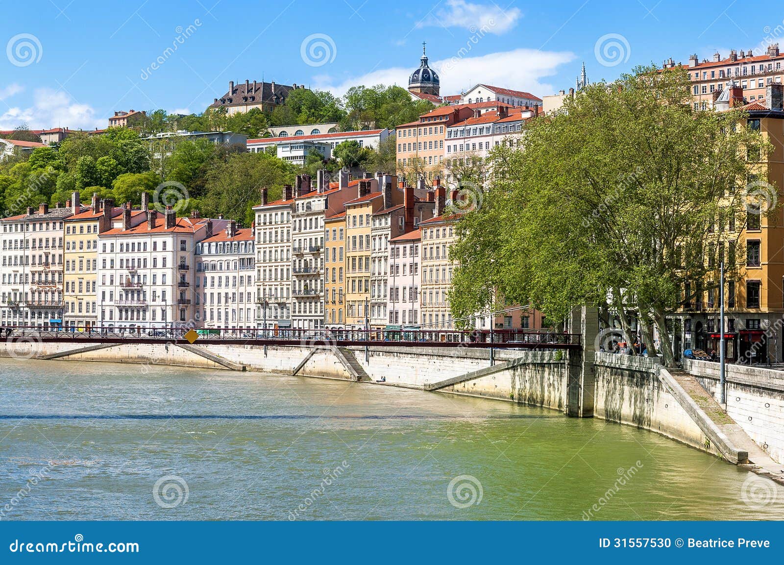 Lyon view, France stock photo. Image of building, city - 31557530