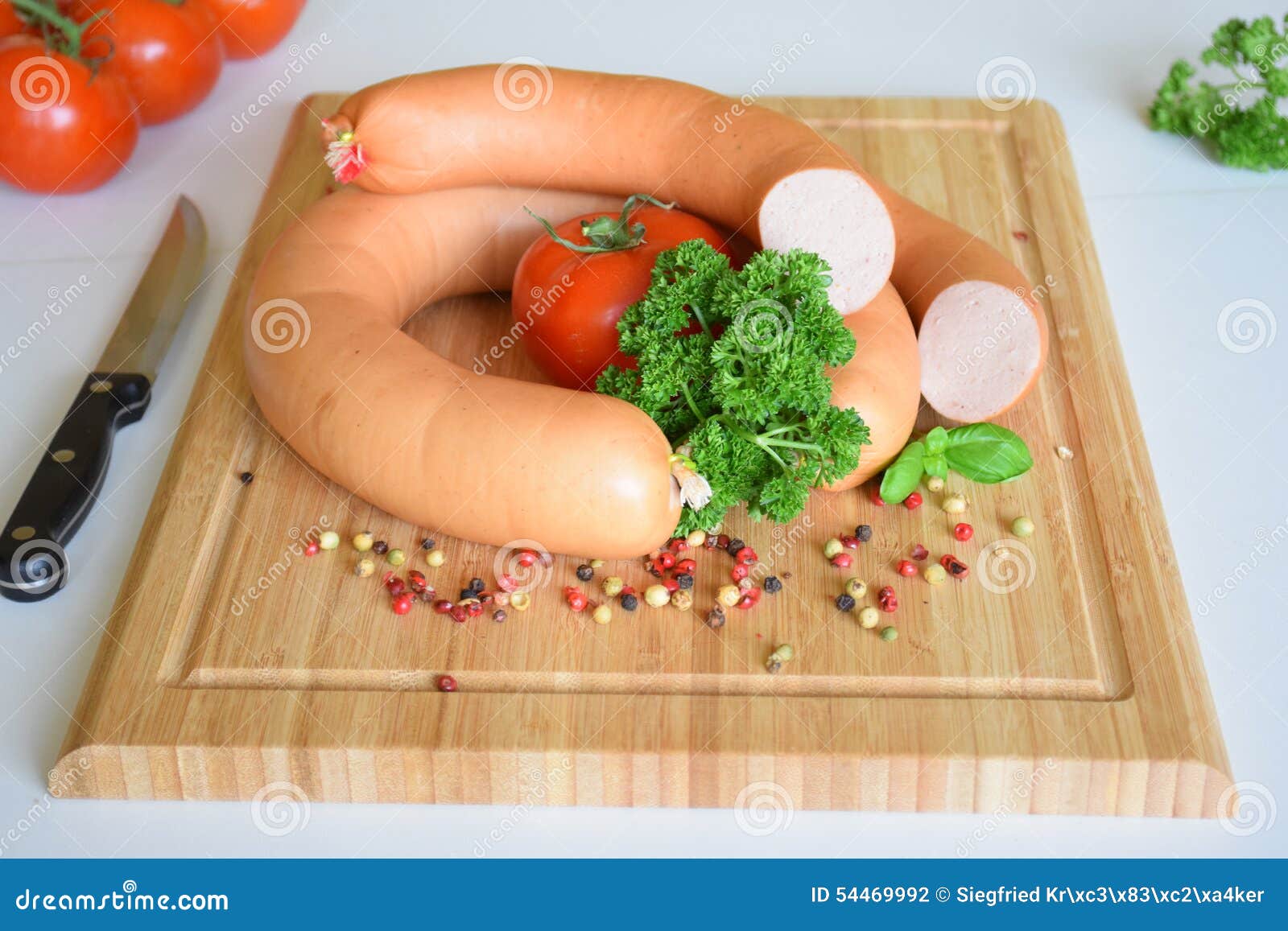 Lyoner, Fleischwurst, Lyoner-Wurst, Deutsche Wurst Lyoner, Deutsche ...