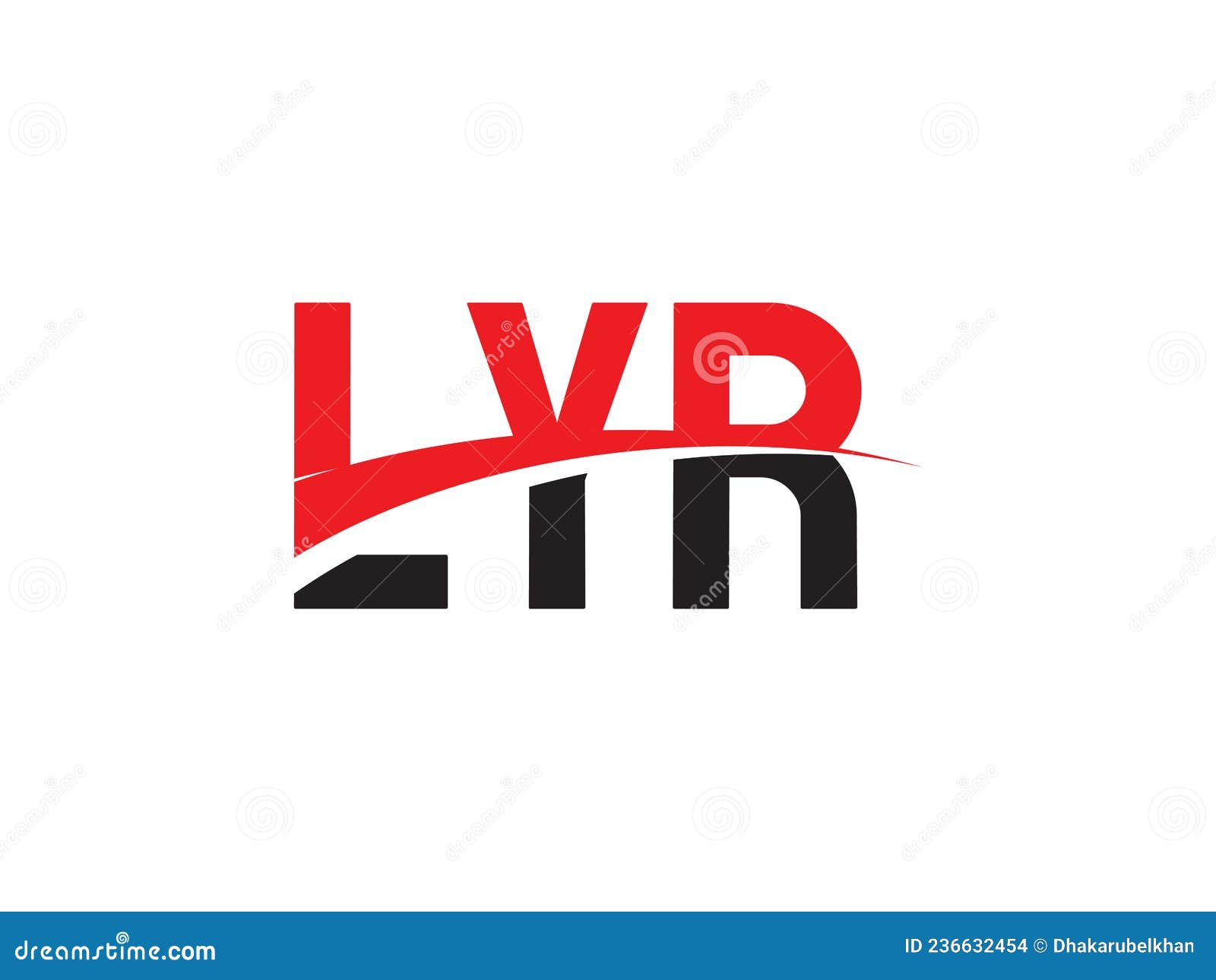 LYR Letter Initial Logo Design Stock Vector - Illustration of banner ...