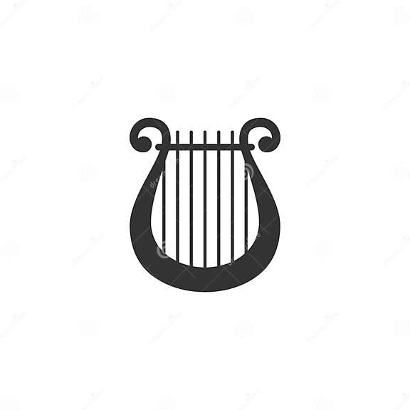 Lyra Icon Vector. Flat Icon Isolated on the White Background. Editable ...