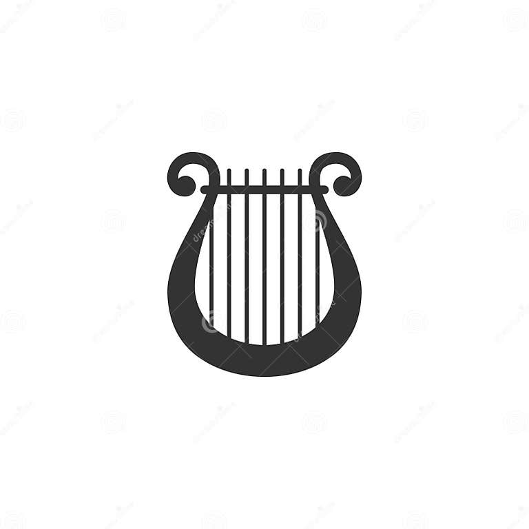 Lyra Icon Vector. Flat Icon Isolated on the White Background. Editable ...