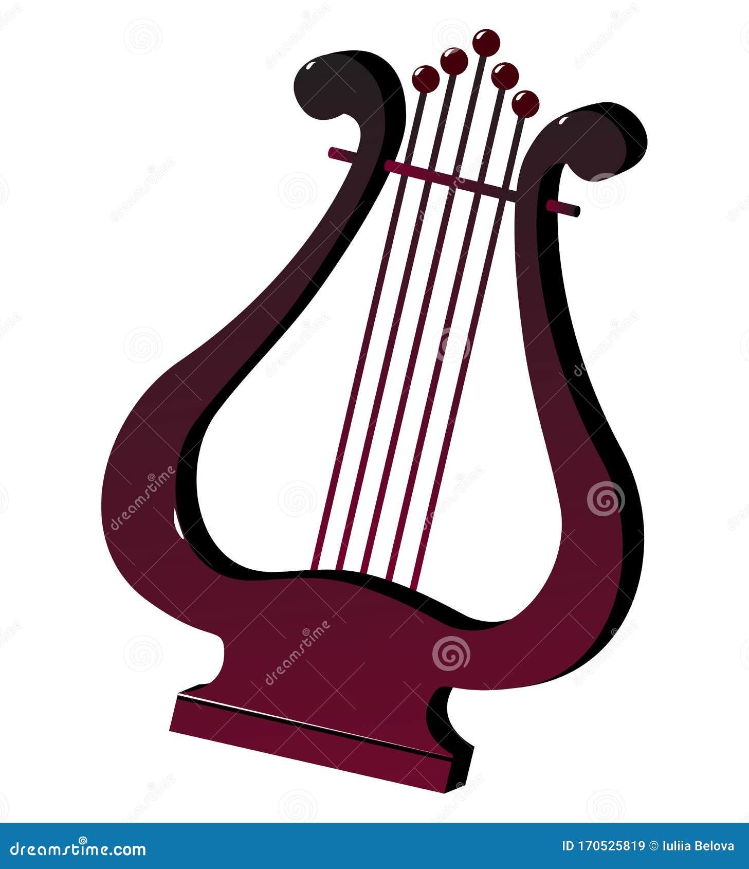 Linear Lyra Constellation Icon From Astronomy Outline Collection. Thin ...