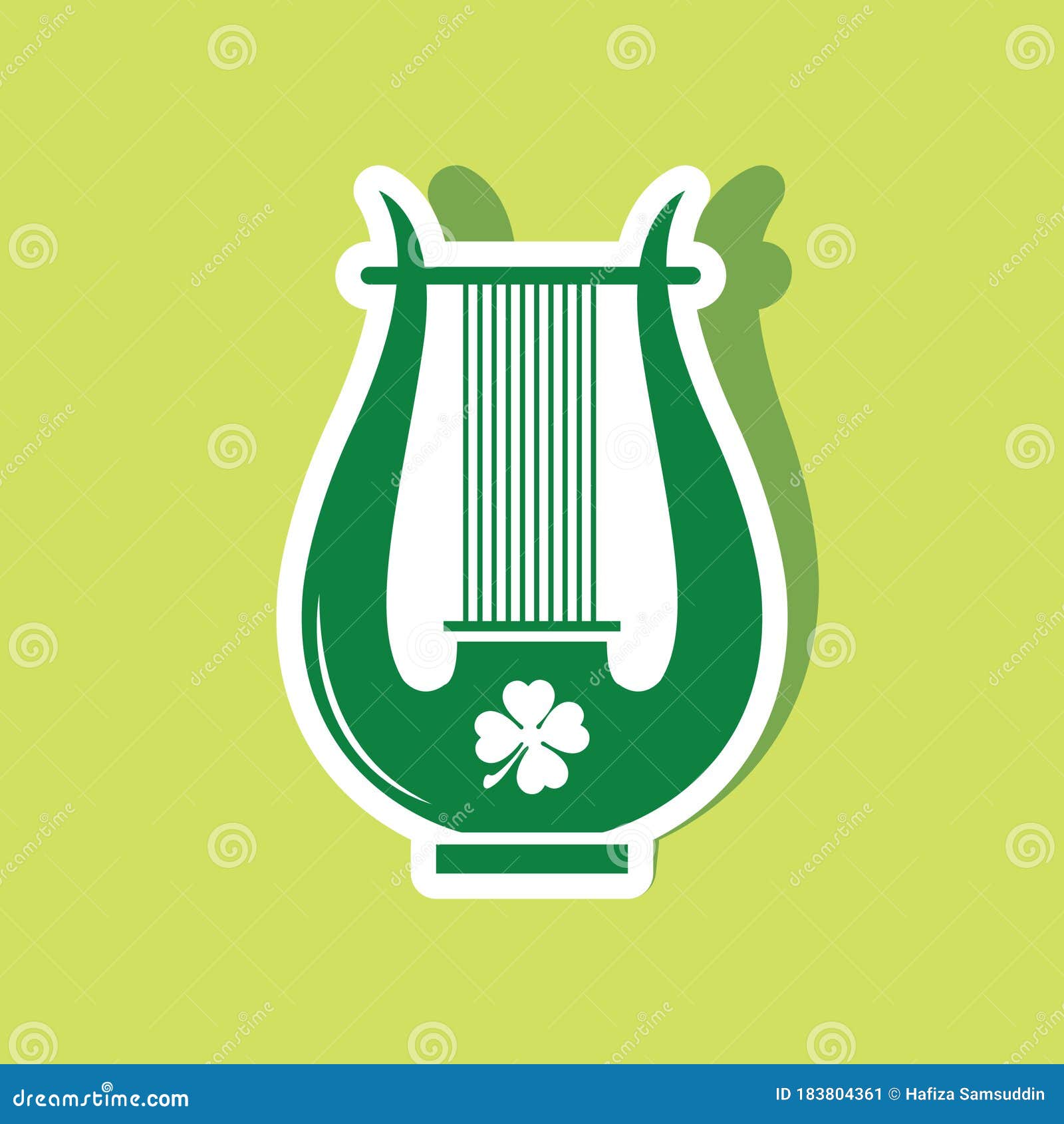 Lyre. Vector Illustration Decorative Background Design Stock ...