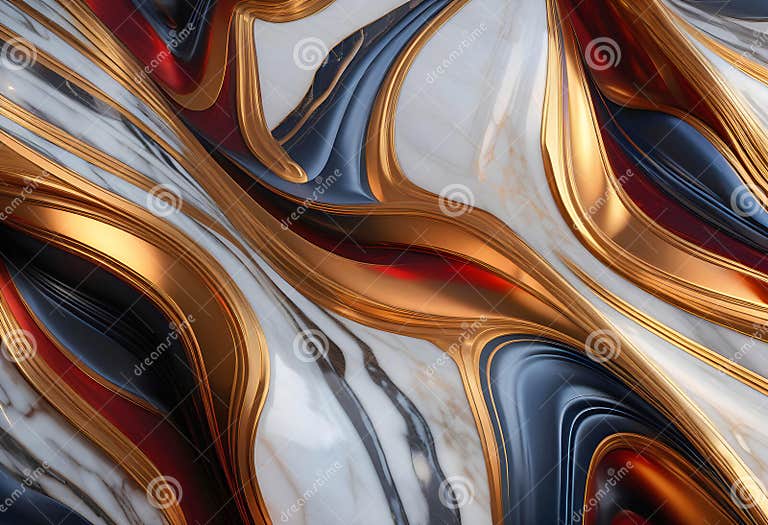 Lyrical Abstract Texture of Patterns on Marble. Stock Illustration ...
