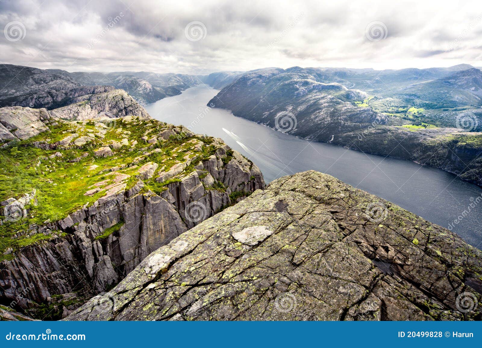 Lysefjord De La Roca Del Púlpito Foto de archivo - Imagen de roca ...