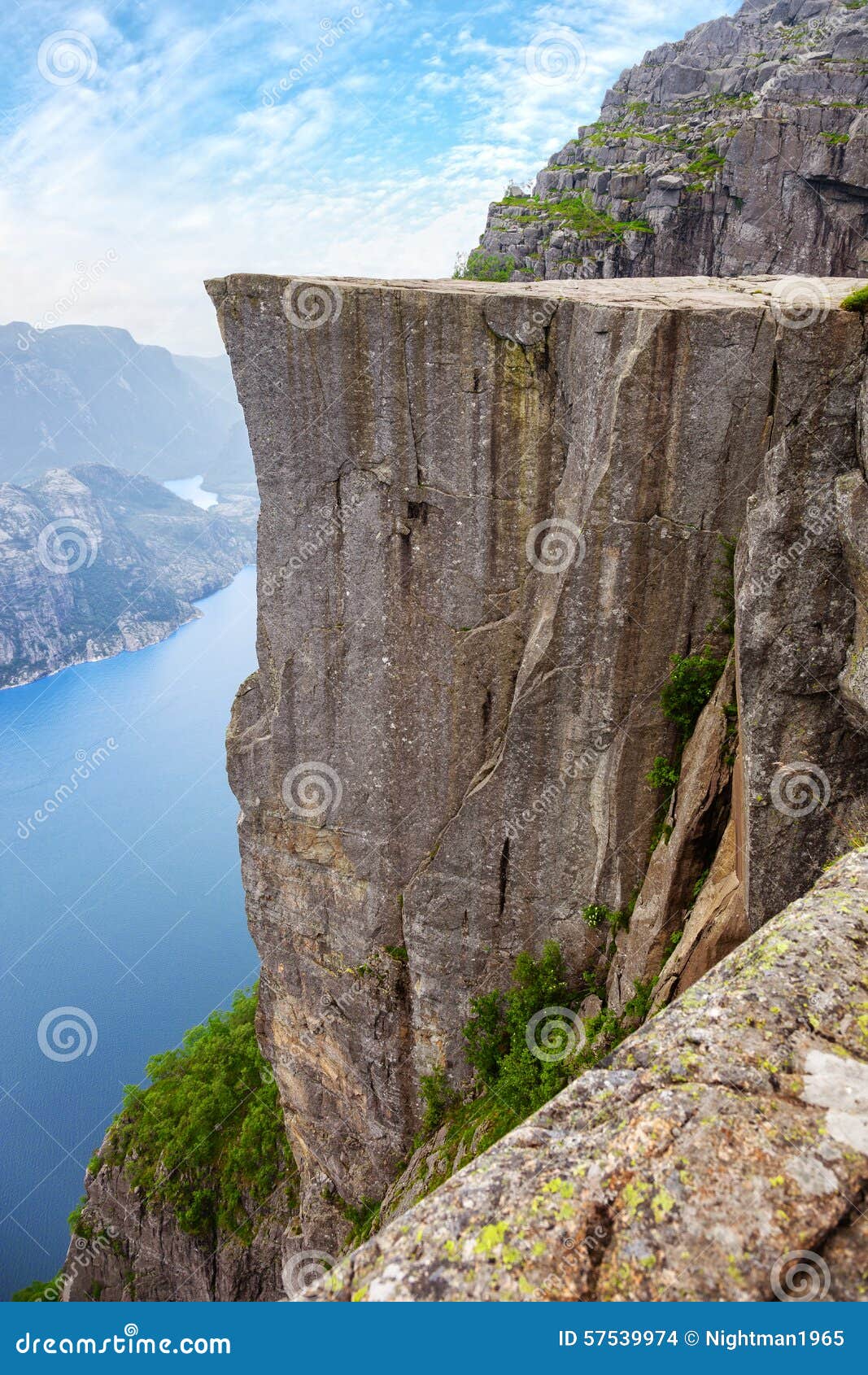 Lysefjord, Norway stock photo. Image of europe, peak - 57539974