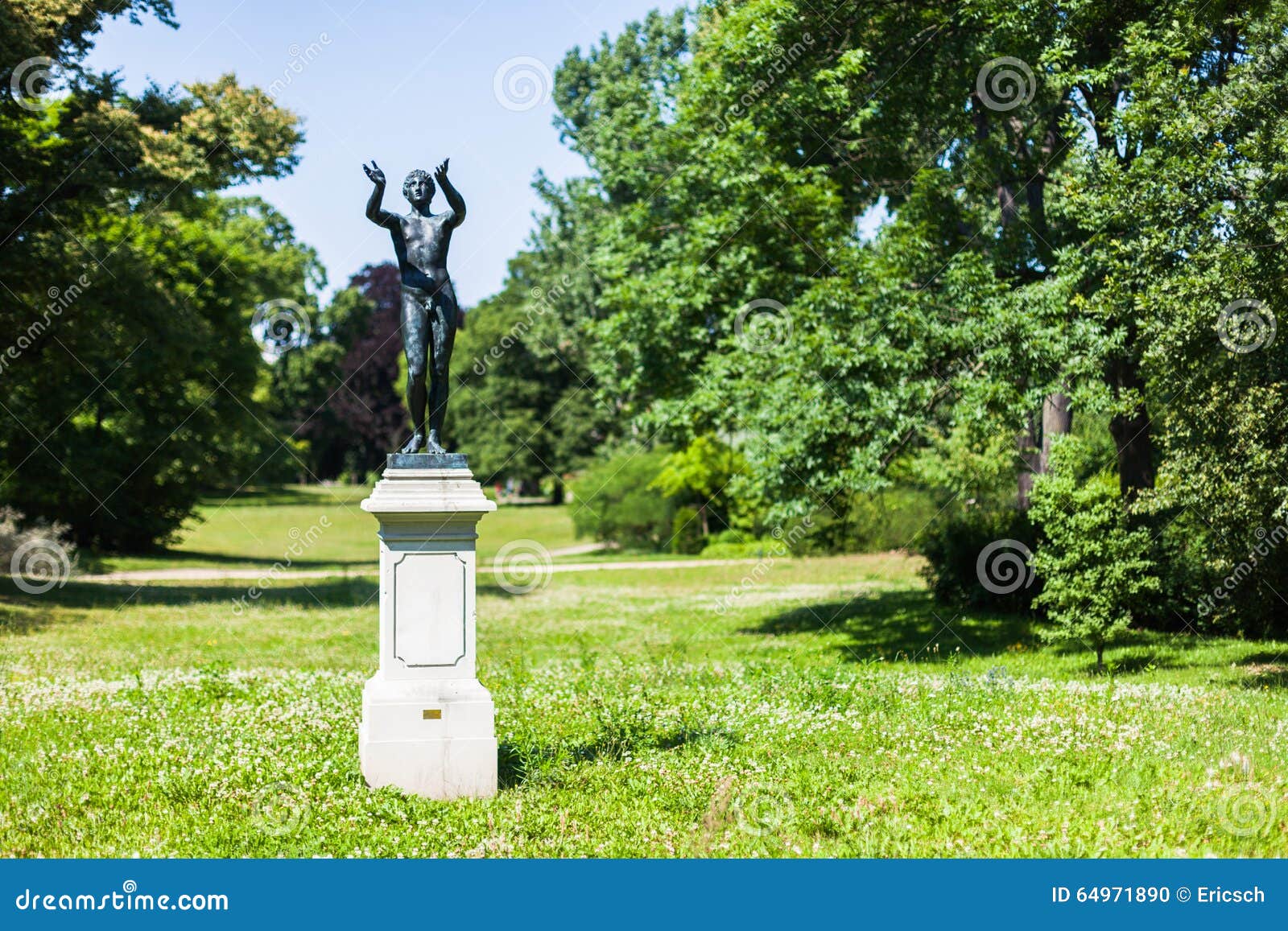 Lysippus, Praying Boy Statue Stock Photo - Image of greece, grass: 64971890
