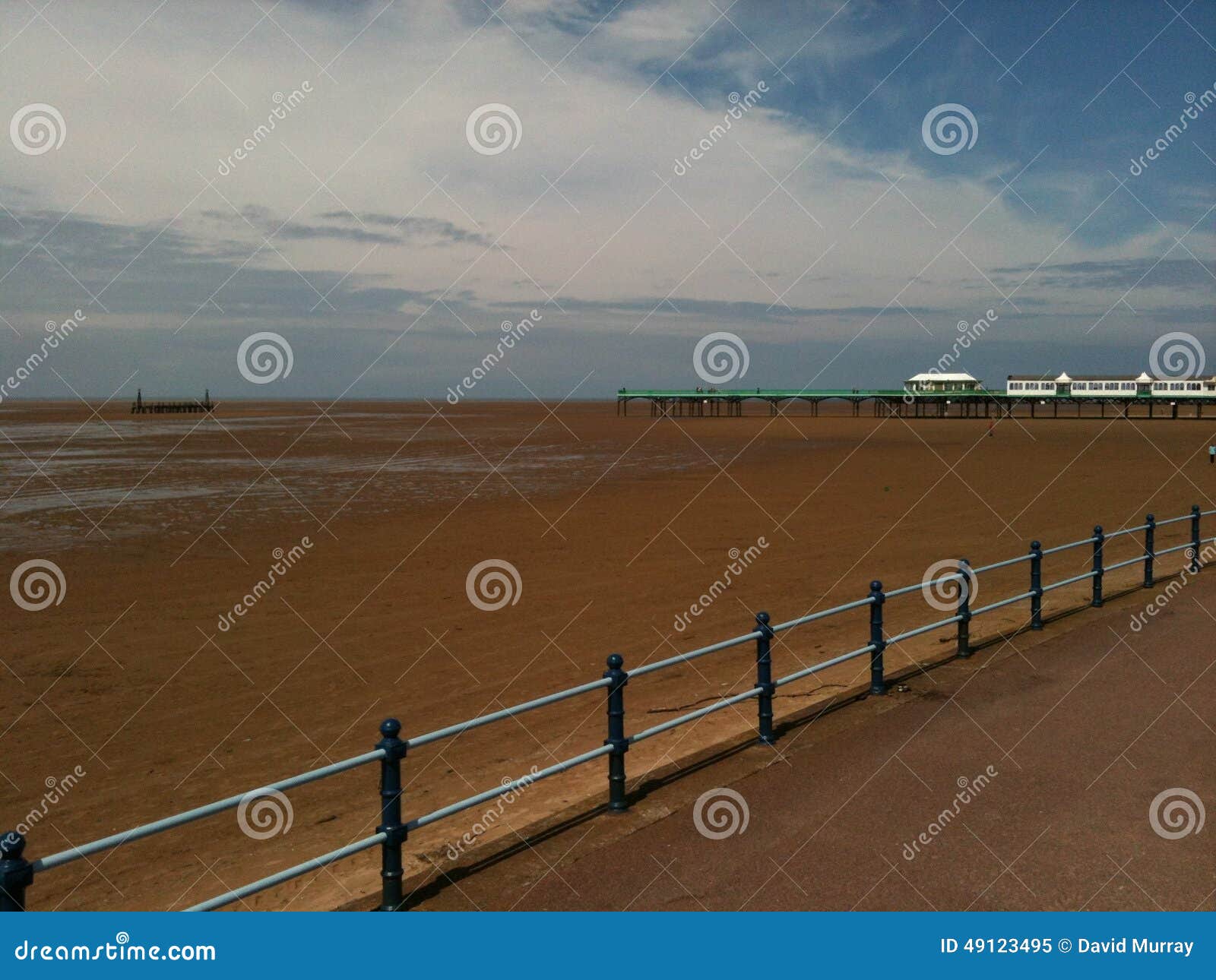Lytham Beach stock image. Image of horizon, perspective - 49123495