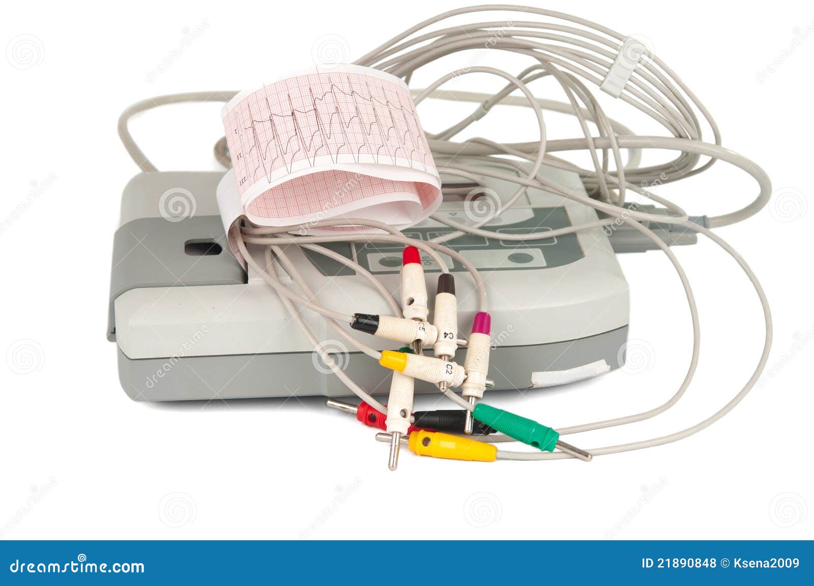 Máquina Del Electrocardiógrafo Foto de archivo - Imagen de selectivo ...