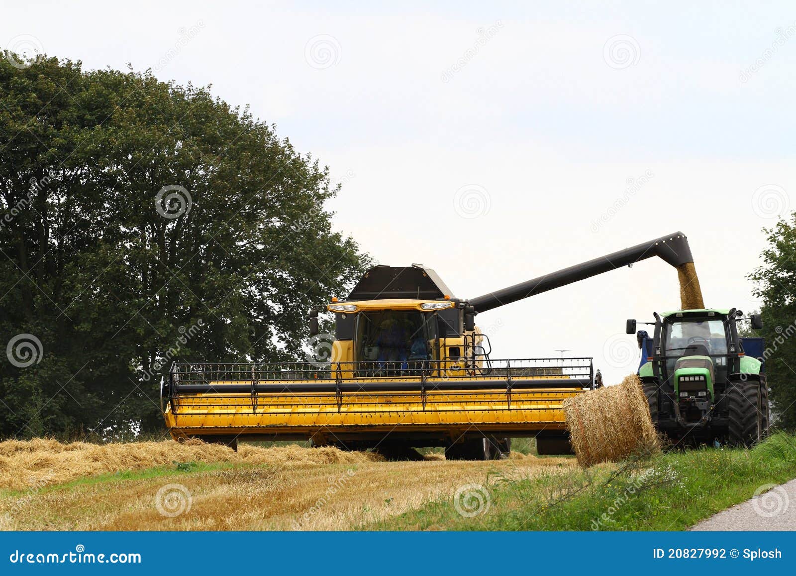 Máquina segadora foto de archivo. Imagen de agroindustria - 20827992