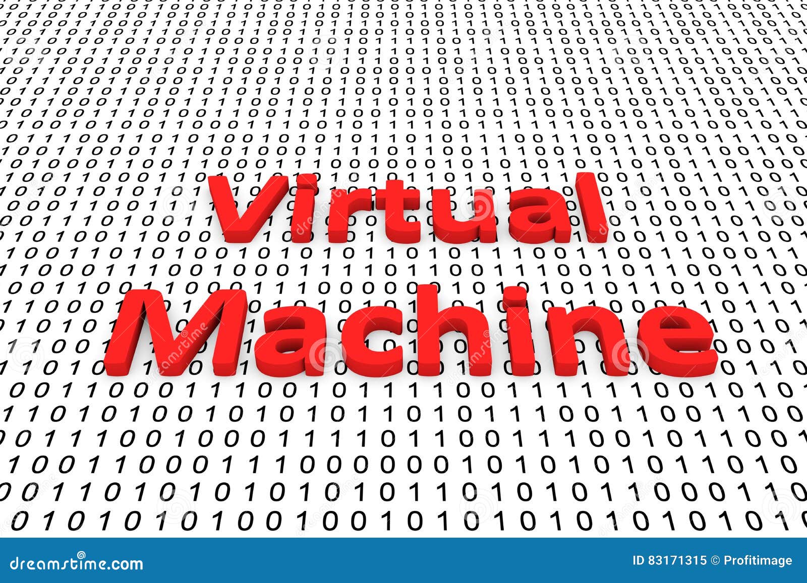Máquina virtual stock de ilustración. Ilustración de rinda - 83171315