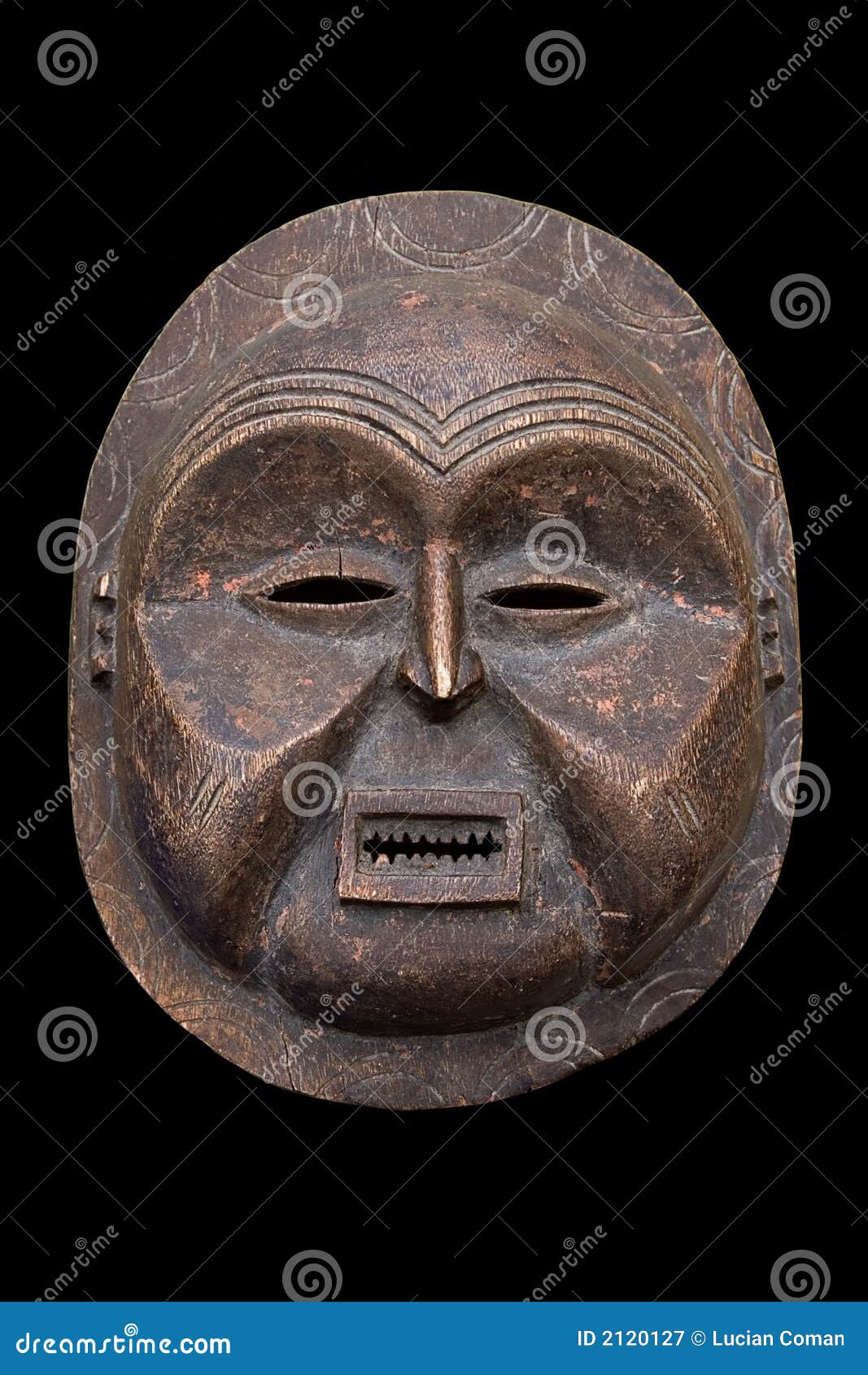 Máscara africana antiga imagem de stock. Imagem de artefato - 2120127