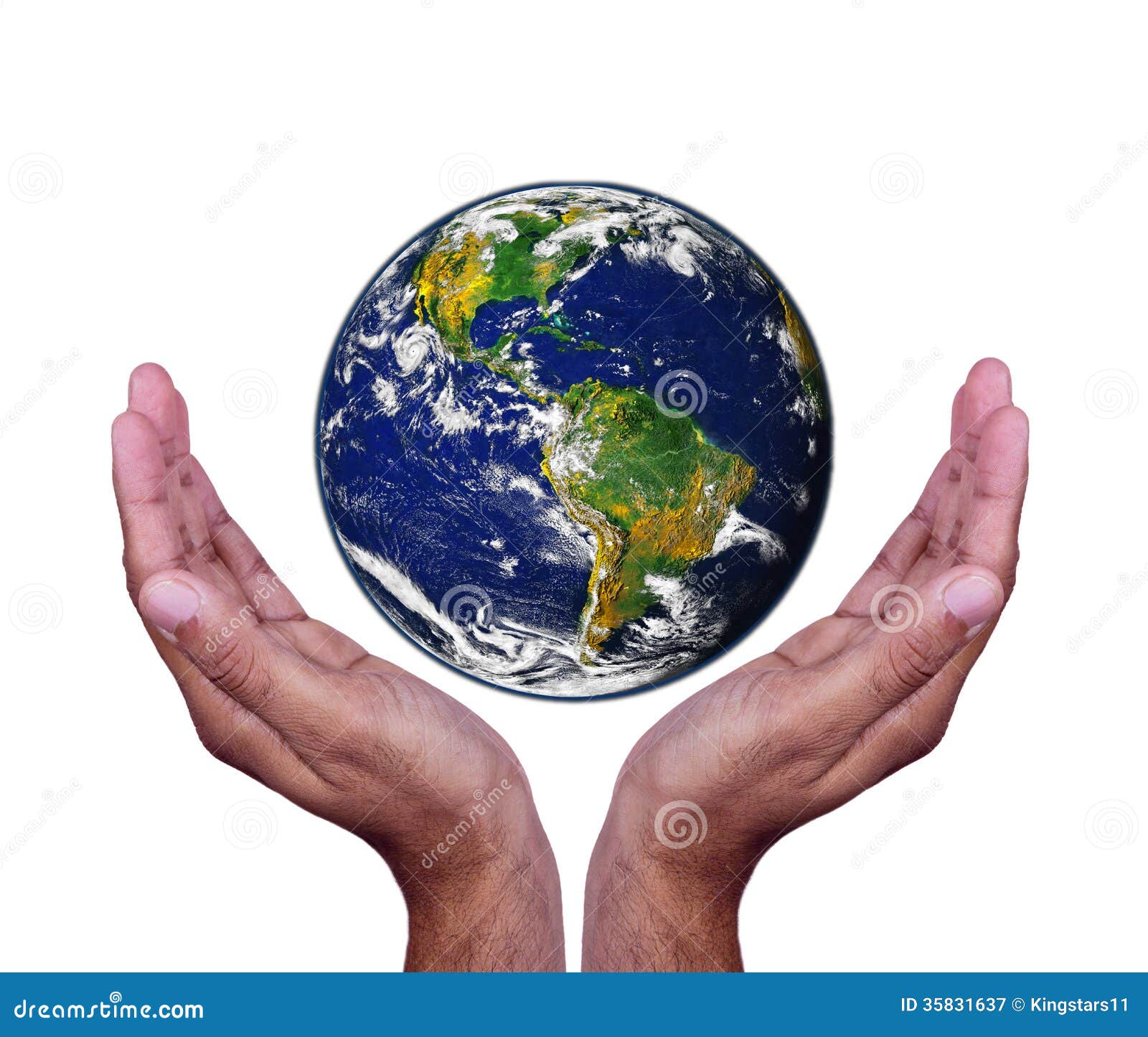 Mãos com terra imagem de stock. Imagem de ambiente, internet - 35831637