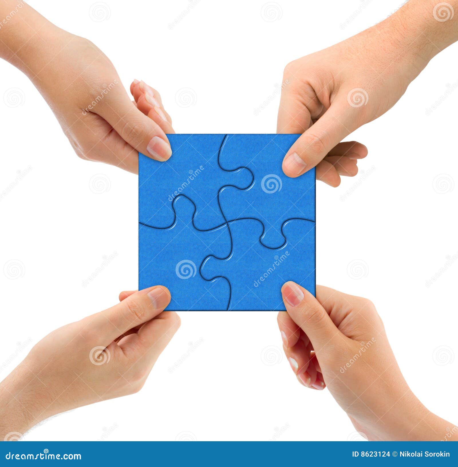 Mãos e enigma foto de stock. Imagem de pedido, quatro - 8623124