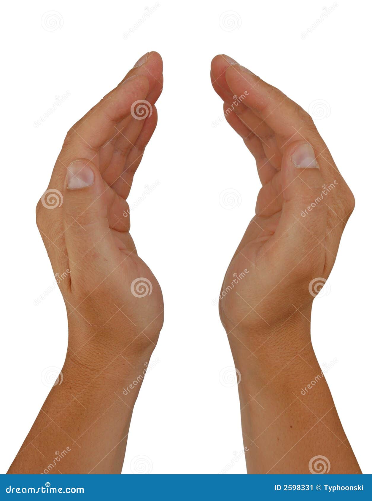 Mãos juntadas junto imagem de stock. Imagem de isolado - 2598331