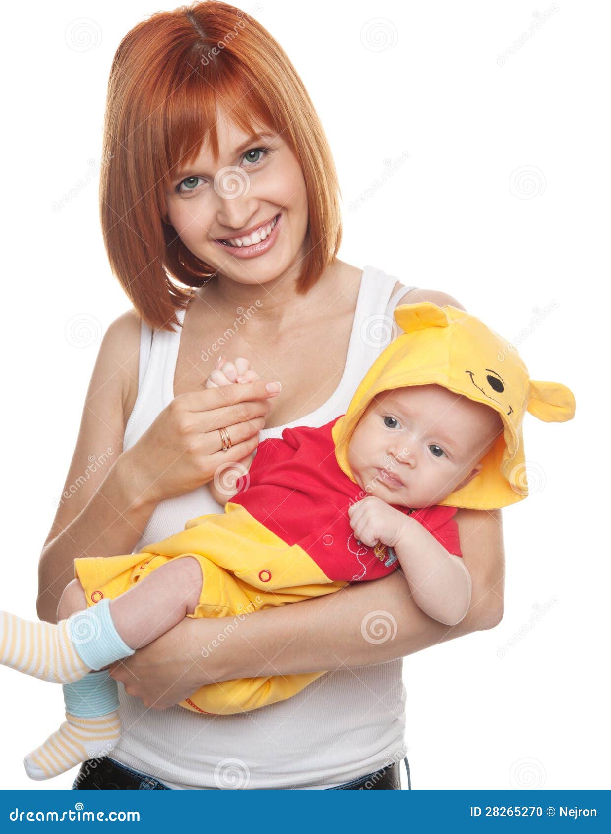 Mère heureuse photo stock. Image du maternité, drôle - 28265270