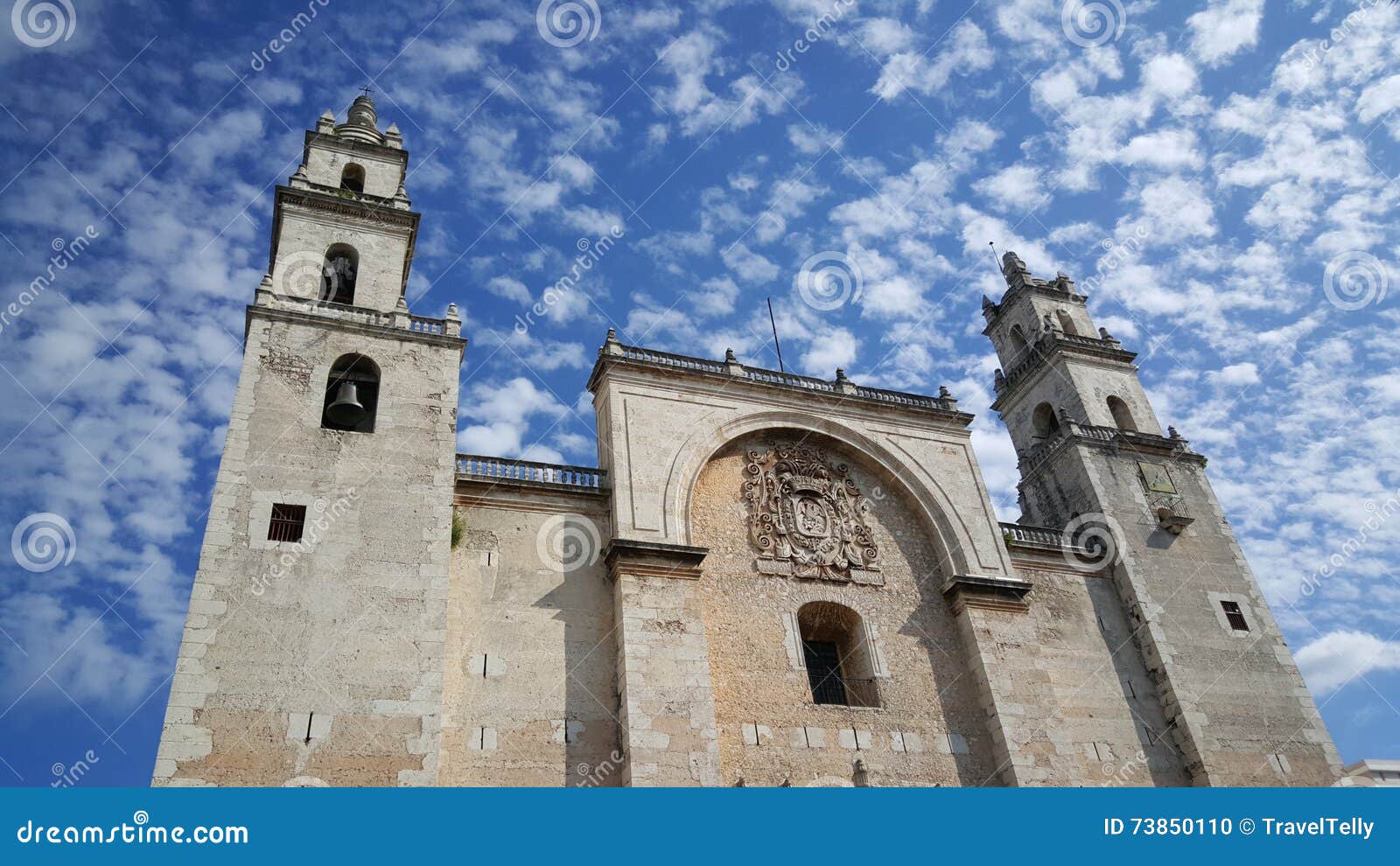 MÃ©rida Cathedral stock photo. Image of mexico, architecture - 73850110
