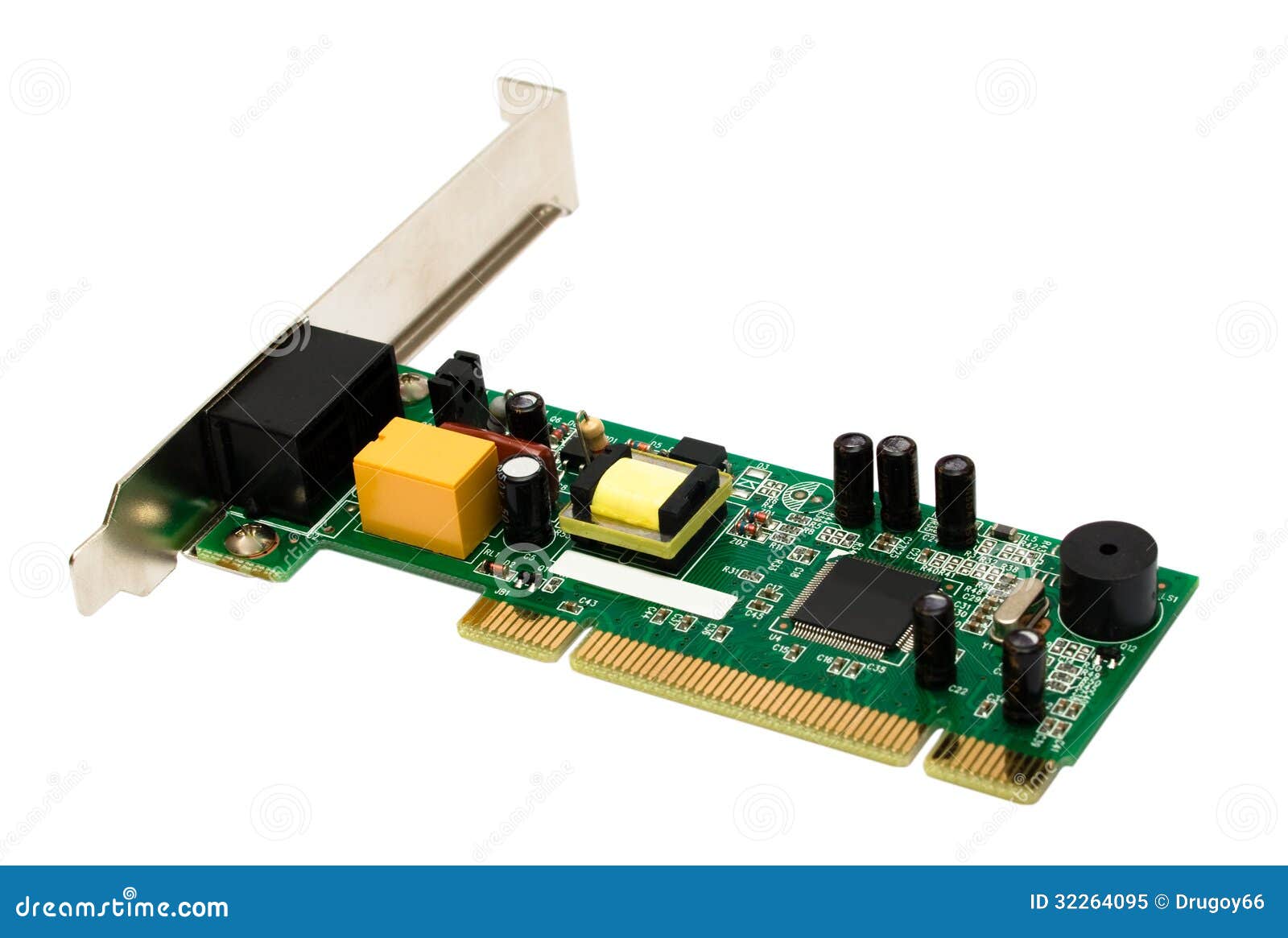 Módem interno imagen de archivo. Imagen de ordenador - 32264095