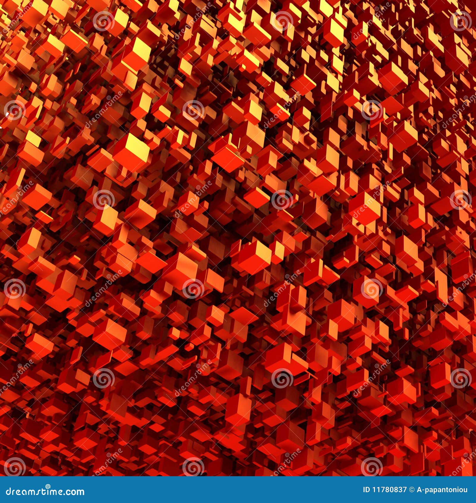 Módulos rojos del racimo stock de ilustración. Ilustración de complejo ...