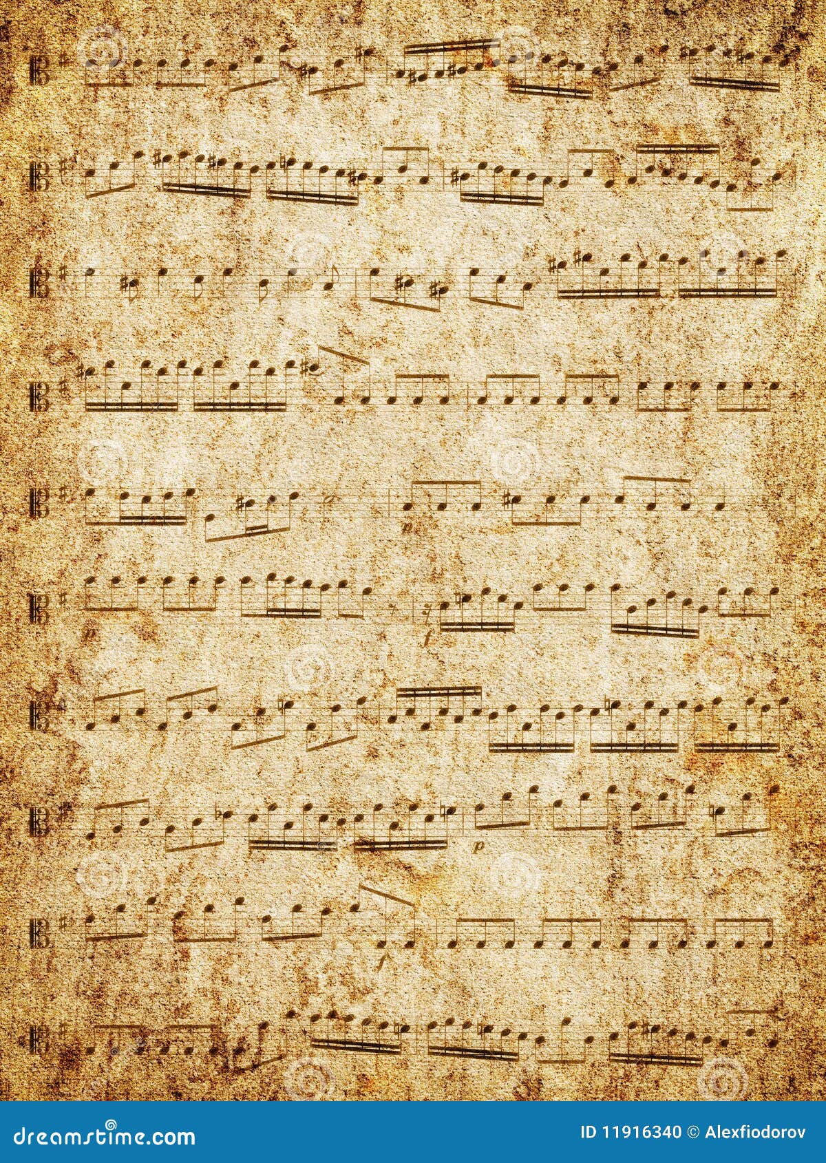 Música-papel. foto de archivo. Imagen de papel, marco - 11916340