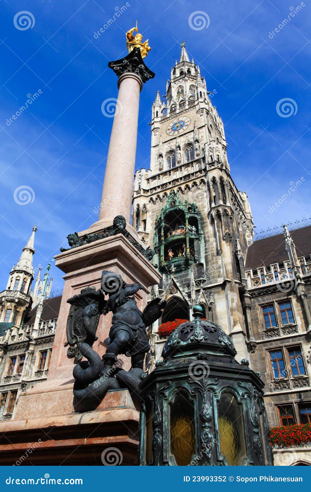 München-Stadtzentrum, Deutschland Stockfoto - Bild von kultur ...