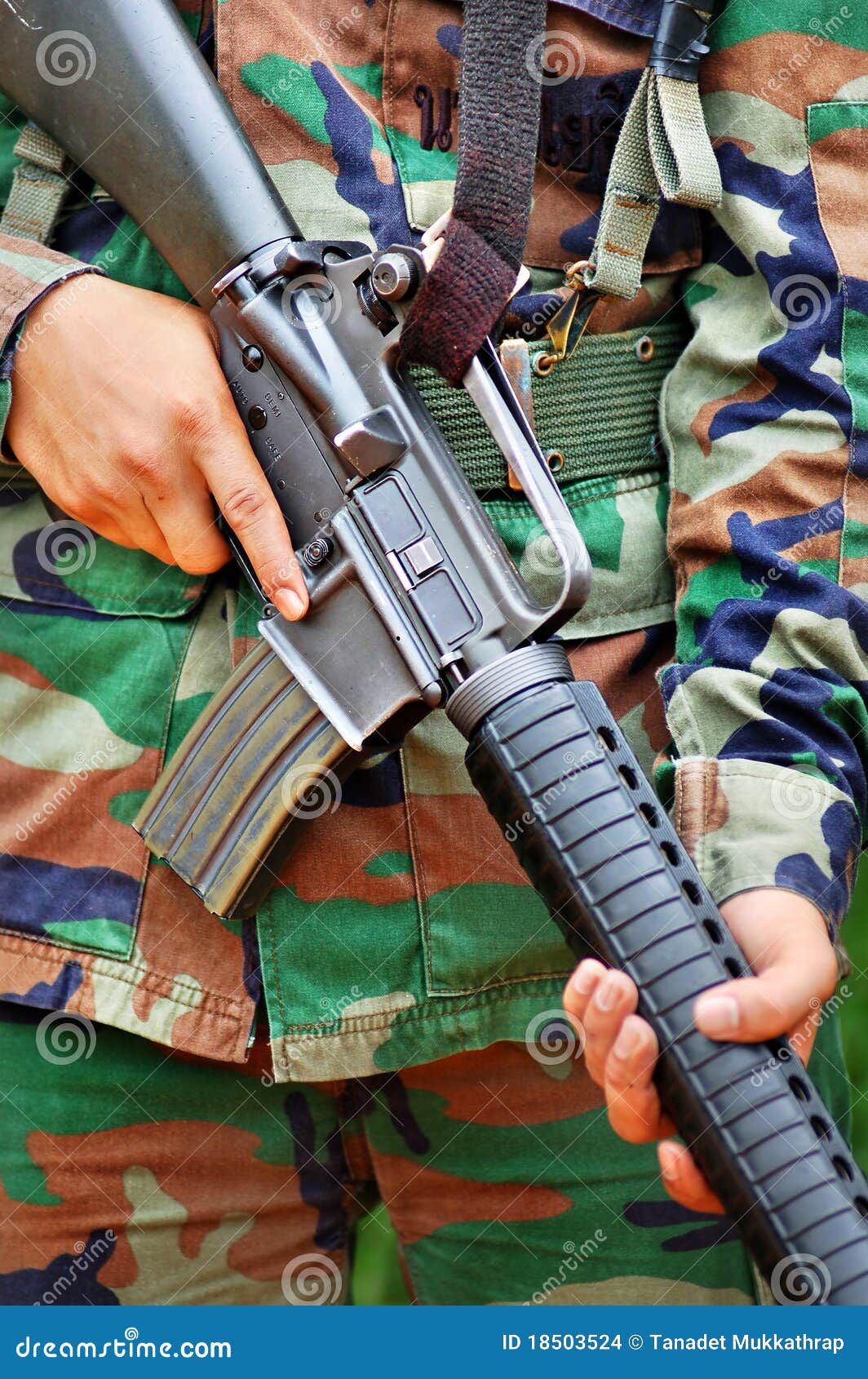 M 16 stock photo. Image of terrorist, terrorism, field - 18503524