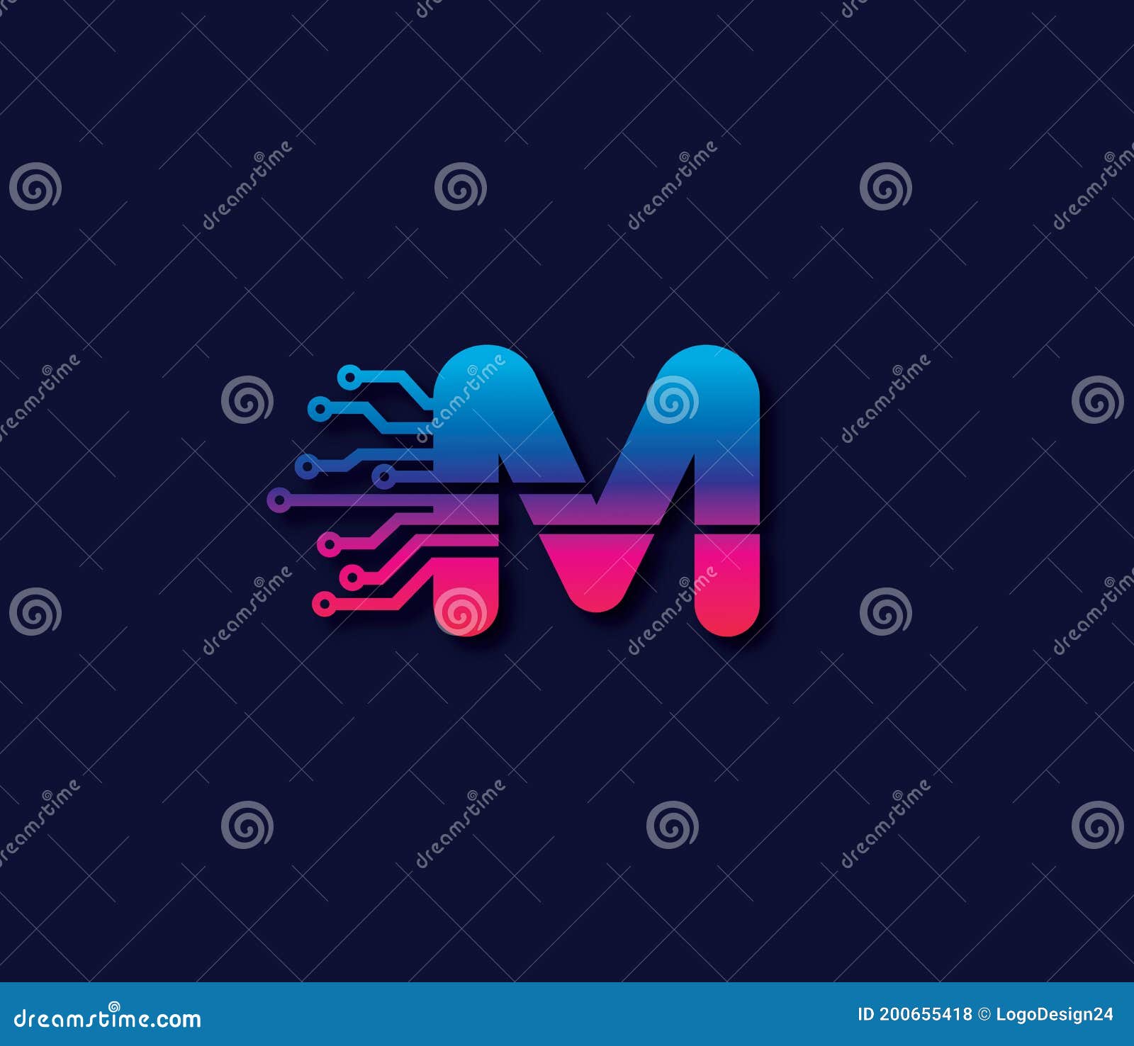 M Alphabet Data Storage Technology Logo Design Concept Stock Vector ... M Alphabet Data Storage Technology Logo Design Concept Stock Vector ...