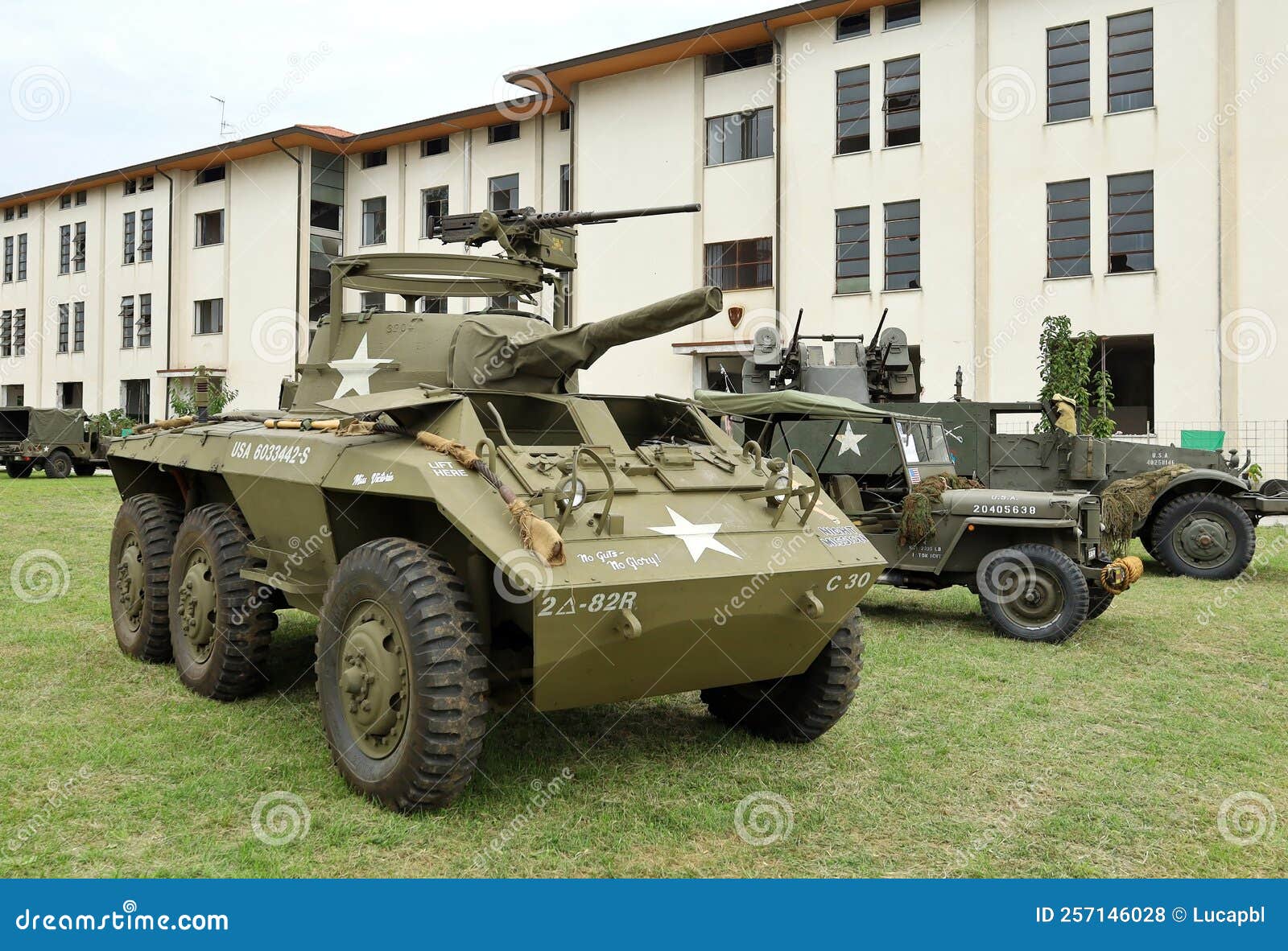 M8, Also Called Greyhound, during a Second World War Reenactment ...