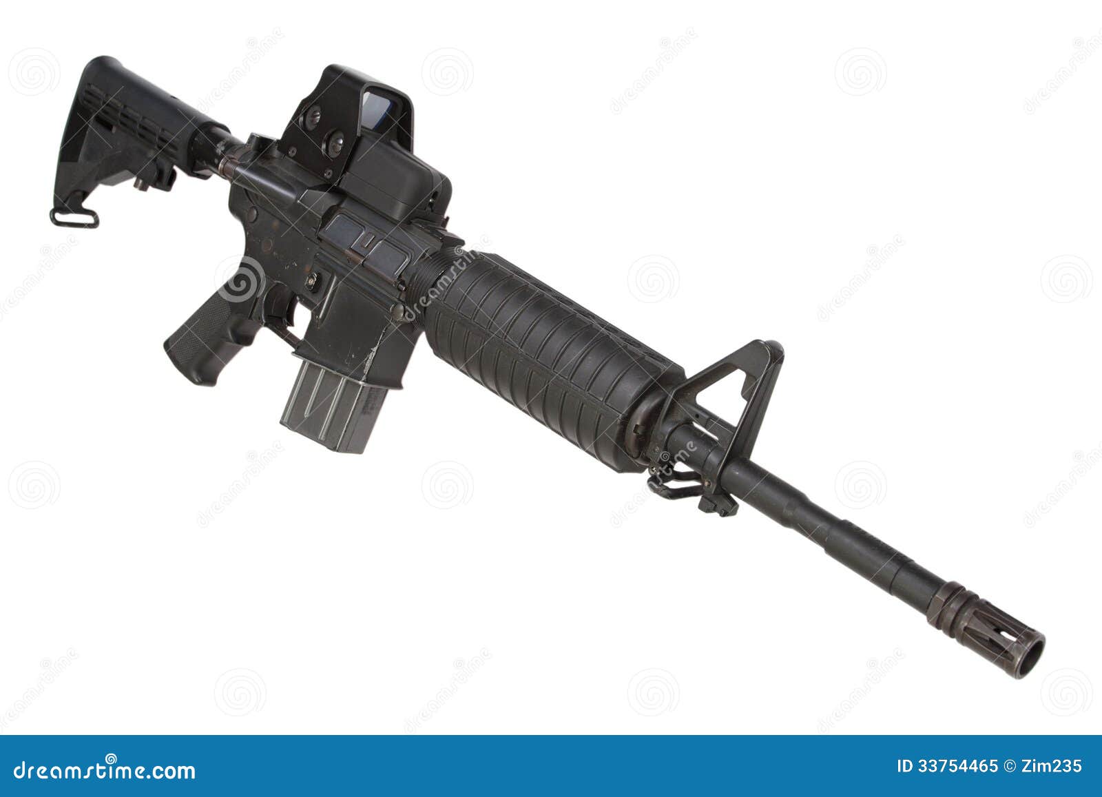 M4 carbine isolated stock image. Image of forces, shotgun - 33754465