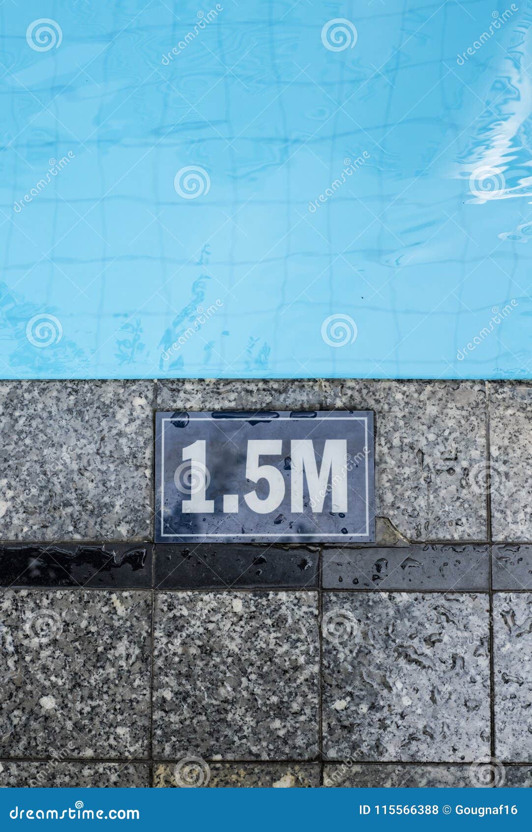 1.5m deep swimming pool stock photo. Image of asean - 115566388