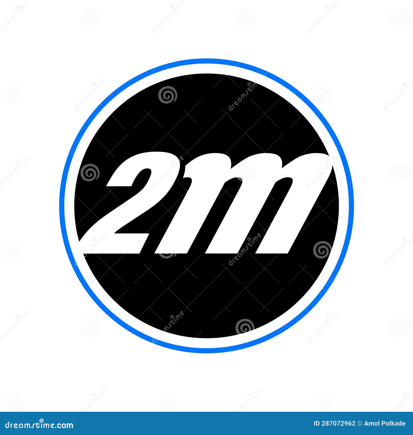 2m Followers on Social Media Monogram. 2 Million Vector Icon Stock ...