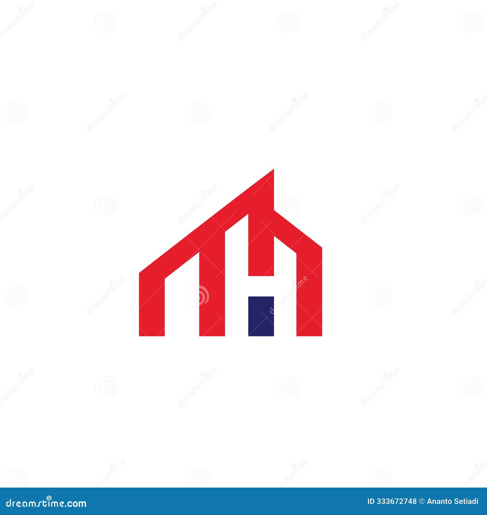 Mh Home Logo Icon Design Vector Stock Illustration - Illustration of ...