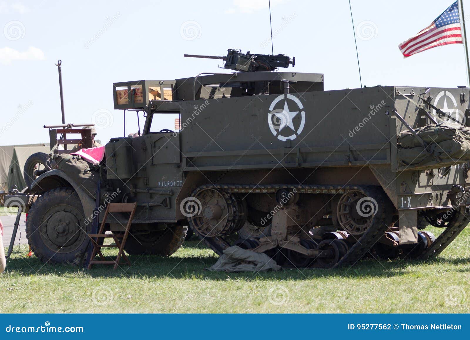 M3 Halftrack stock photo. Image of weekend, airport, military - 95277562