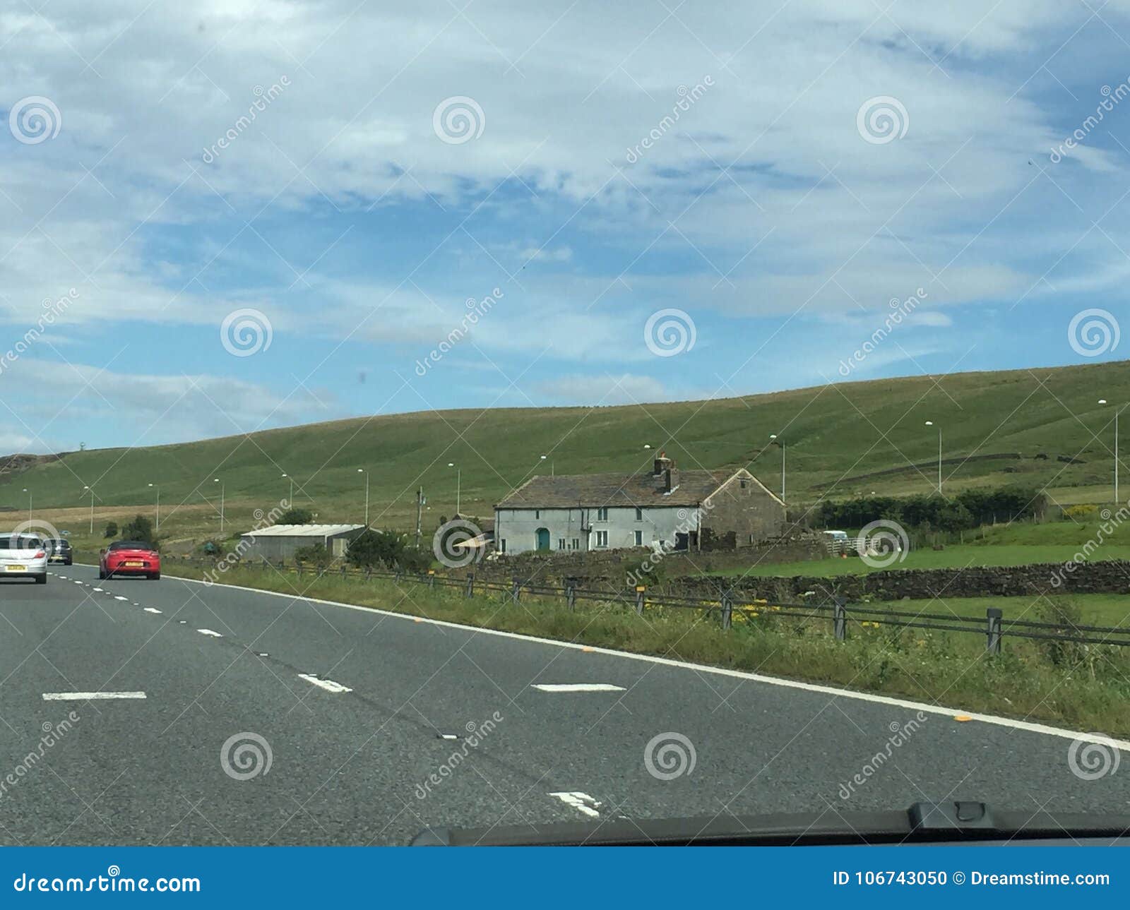 M606 stock photo. Image of fields, middle, m606, house - 106743050