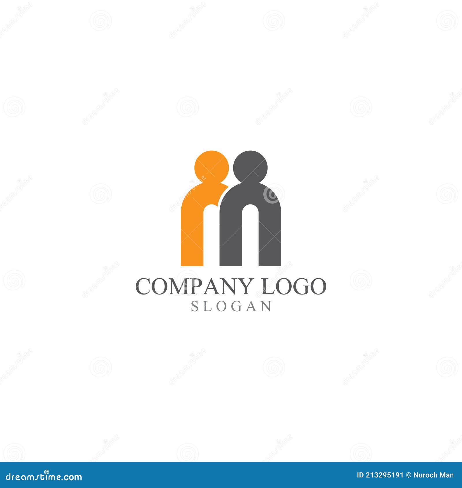 W Letter Community Ilustration Logo Vector | CartoonDealer.com #124387547