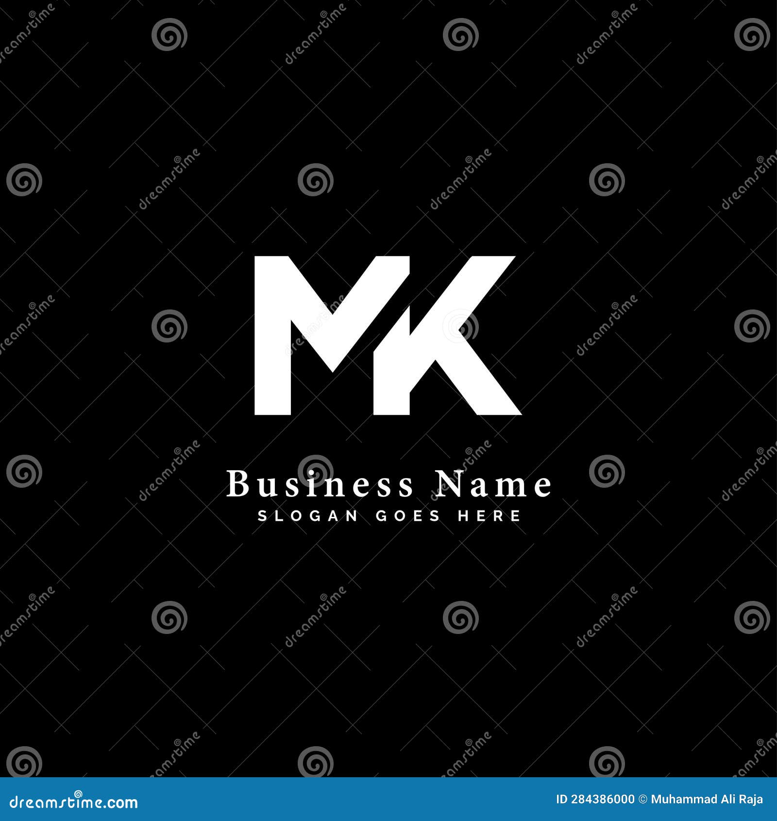 M, K, MK Letter Logo Design Vector Template. Abstract Alphabet MK Logo ...