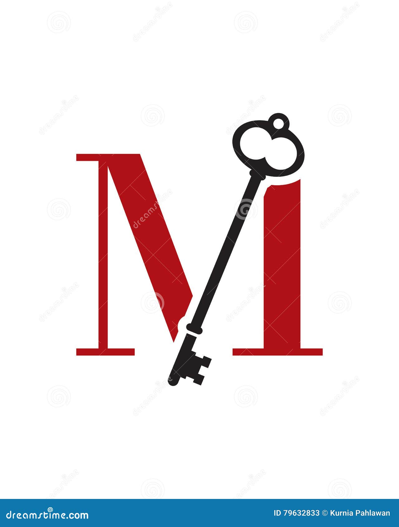 M Key stock illustration. Illustration of simple, realty - 79632833