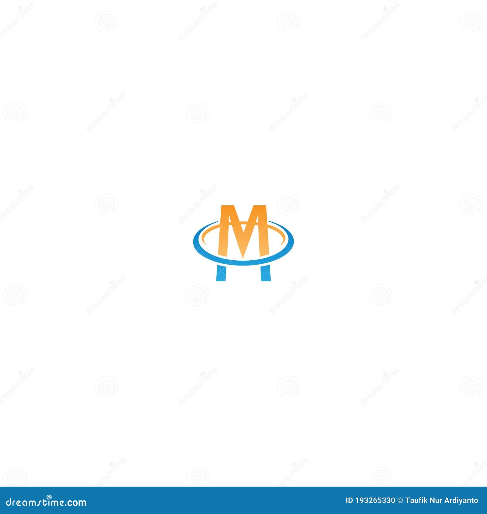 M Letter Circle Logo, Concept Letter M + Icon Circle Illustration Stock ...