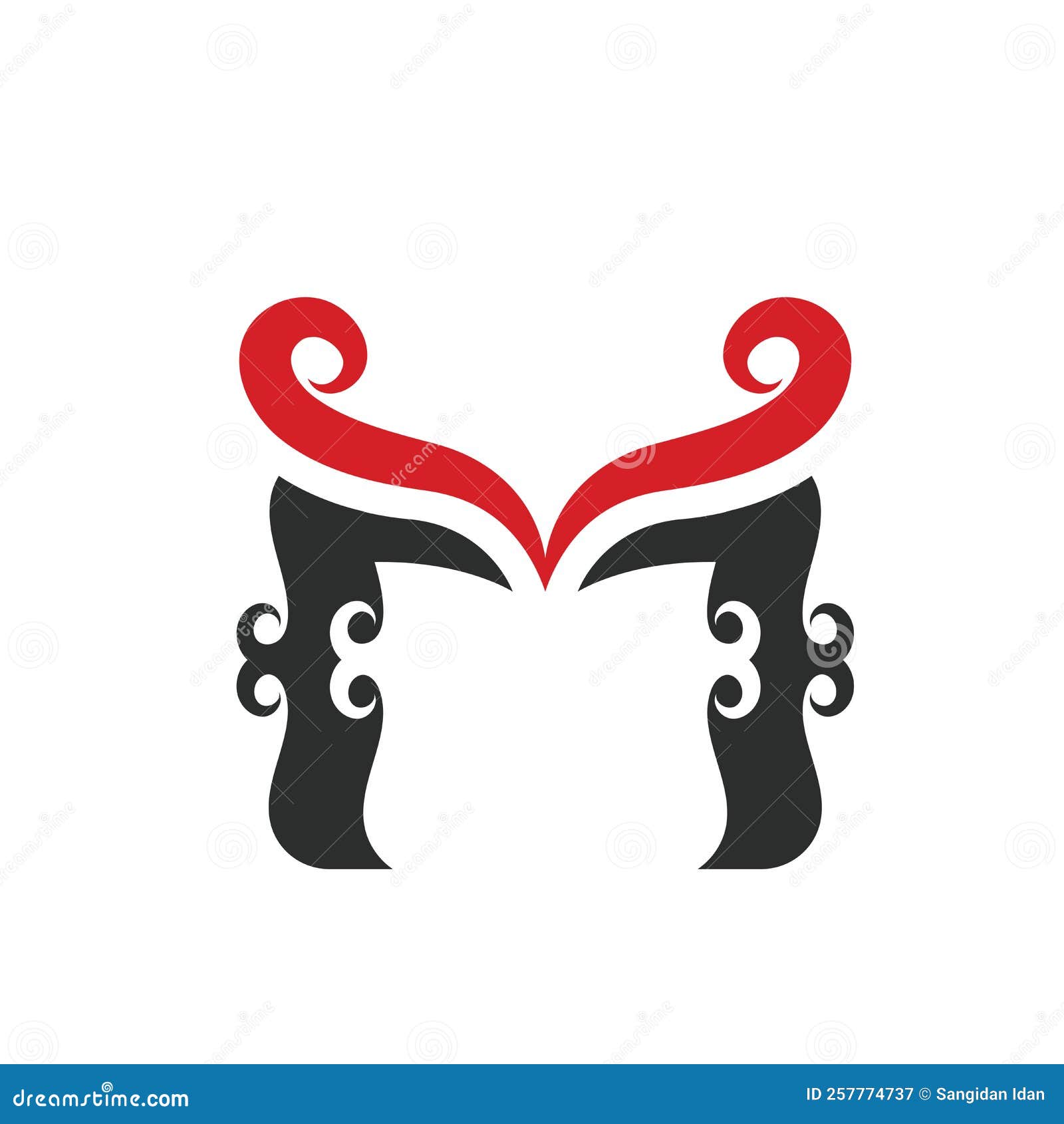 M Letter Icon Concept Design Vector Illustration Stock Vector ...