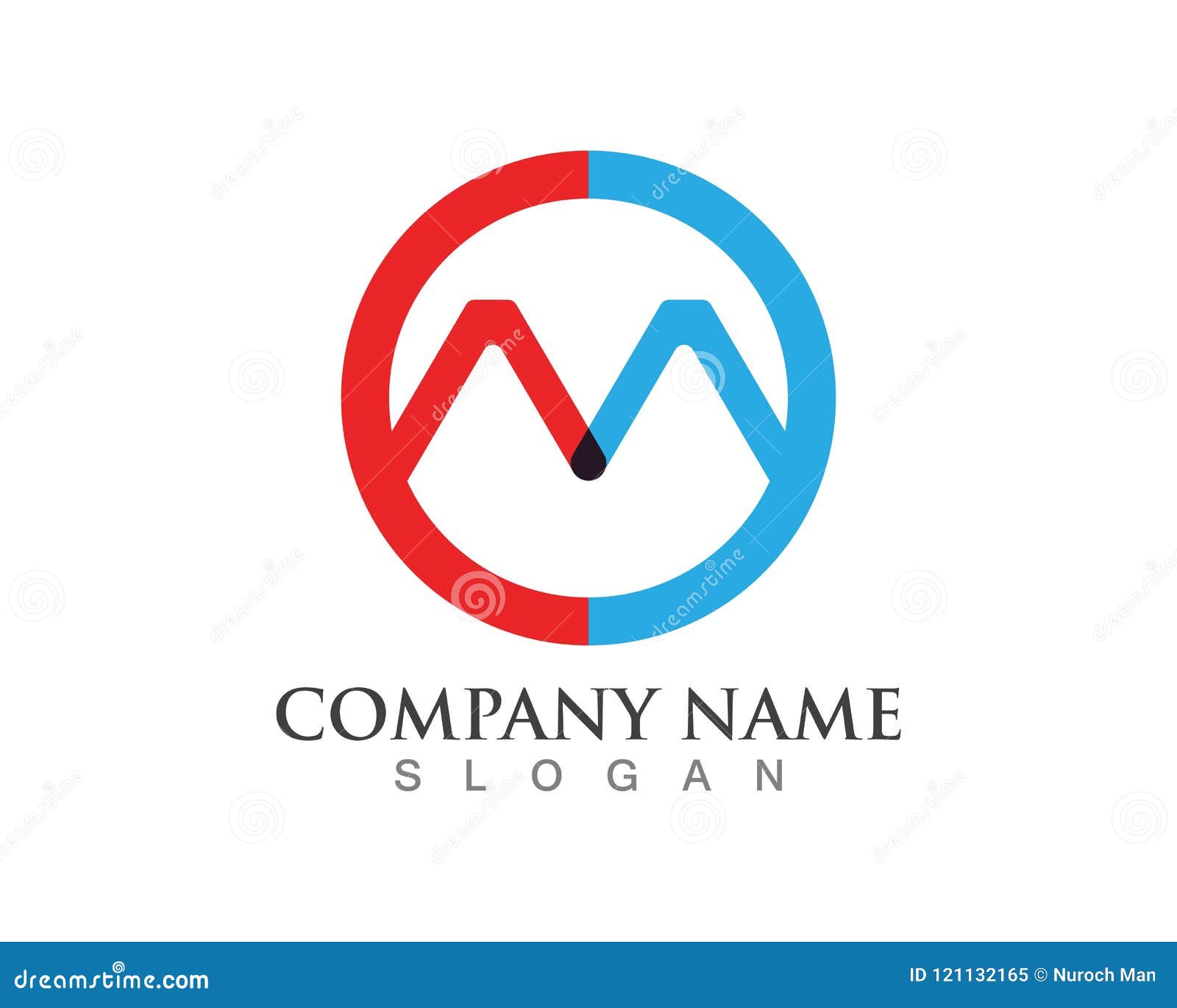 Letter M Mountain Studios Logo Design. Modern Idea Logos Designs Vector ...