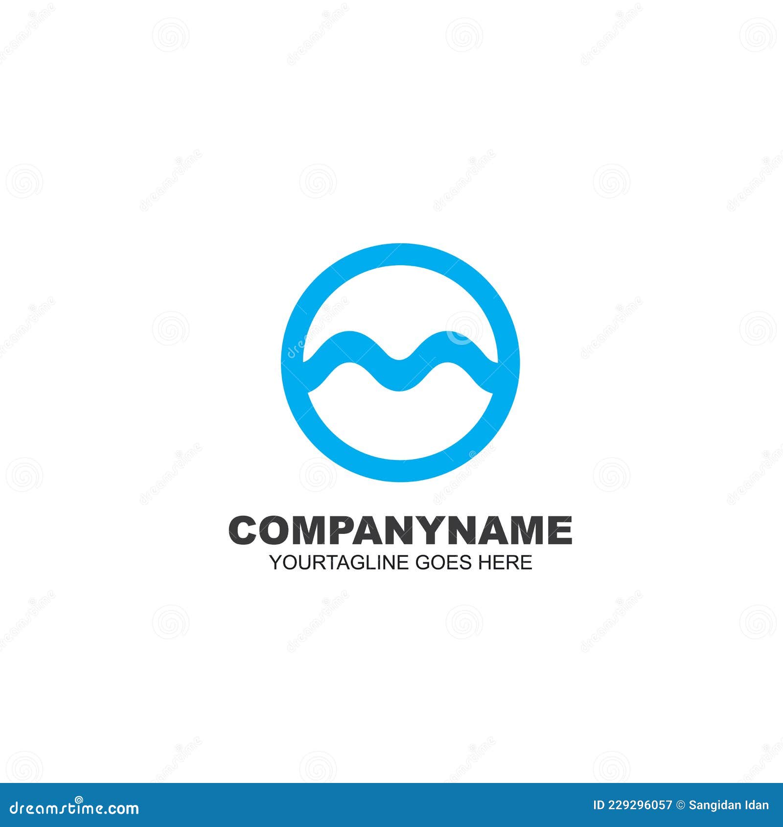M Letter Wave Vector Icon Template Illustration Concept Stock Vector ...