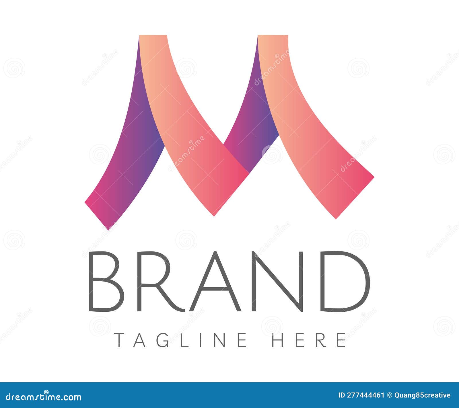 Letter M Logo Design. Letter M with Arrow Logo Stock Vector ...