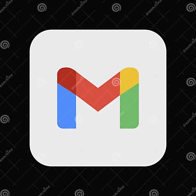Gmail Logo App Icon editorial image. Illustration of logo - 204184800