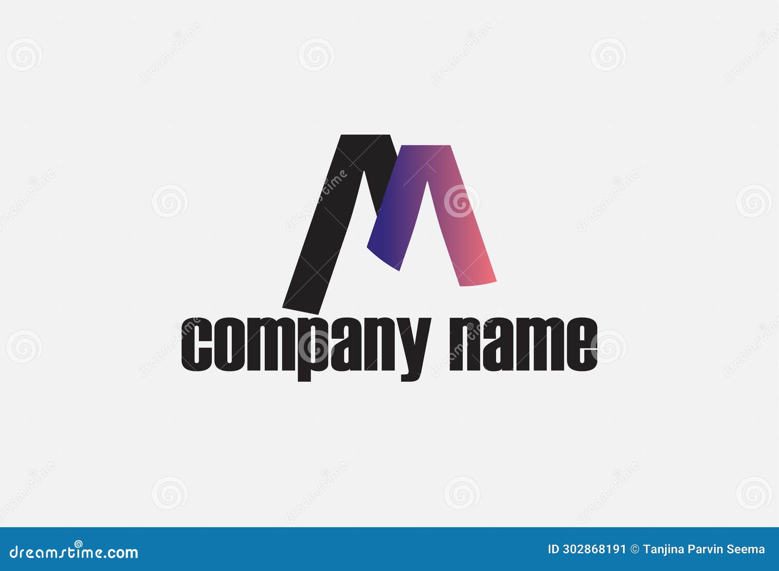 M Logo Design for Company. M Symbol Stock Illustration - Illustration ...