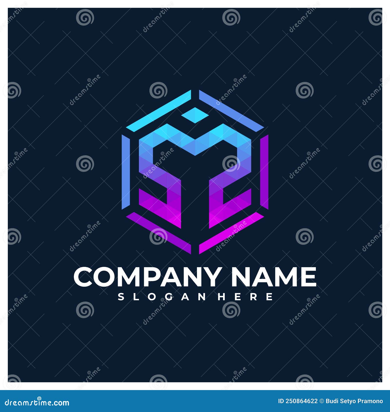 M2 Logo Design Template. Initial MZ Logo Concept Vector Stock ...